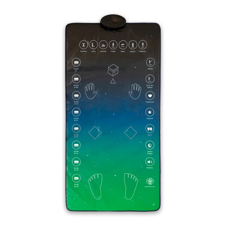 My Salah Mat Interactive Prayer Mat Adult & Muslim Revert Prayer ...