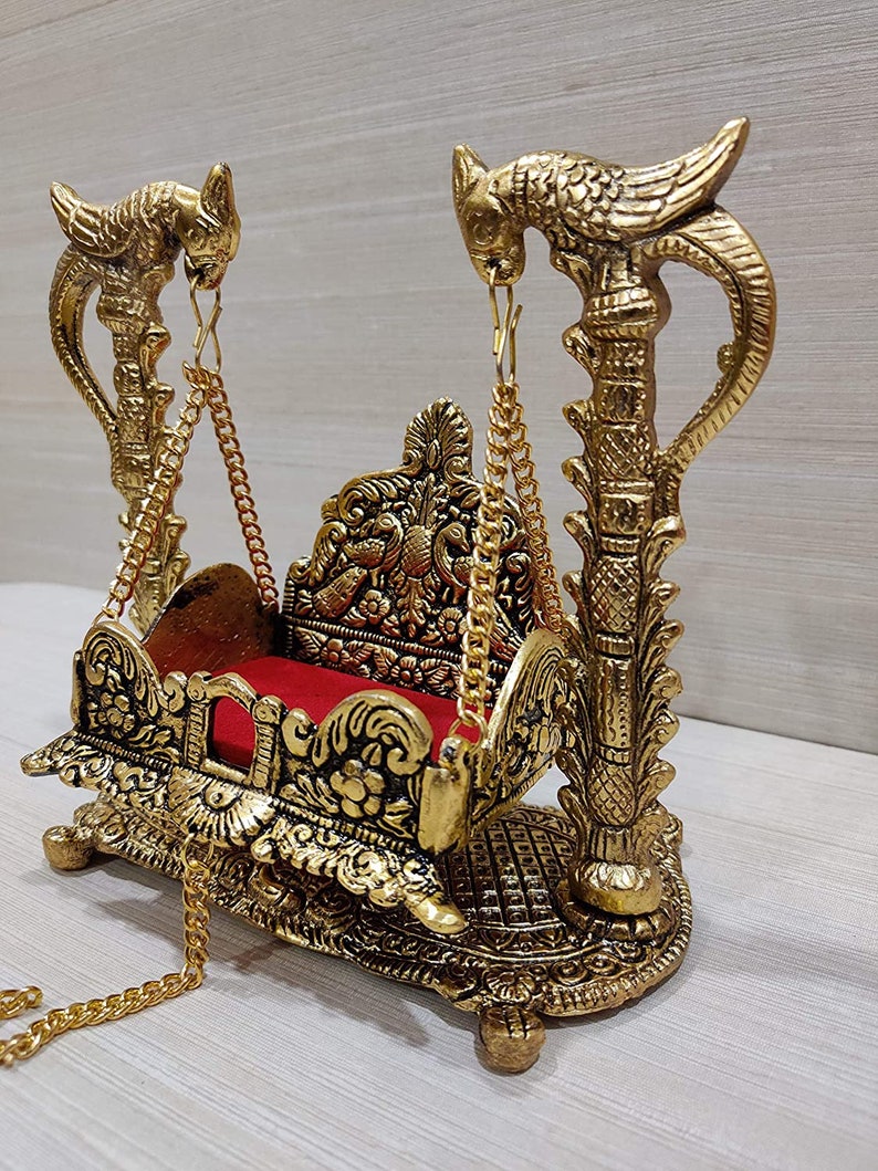 Metal Krishna Jhula Laddu Gopal Jhula for Home and Office - Etsy