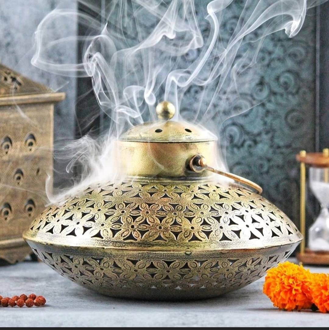 Vintage Incense Holder Hanging Incense Burner Dhoop Cone Incense Boho ...