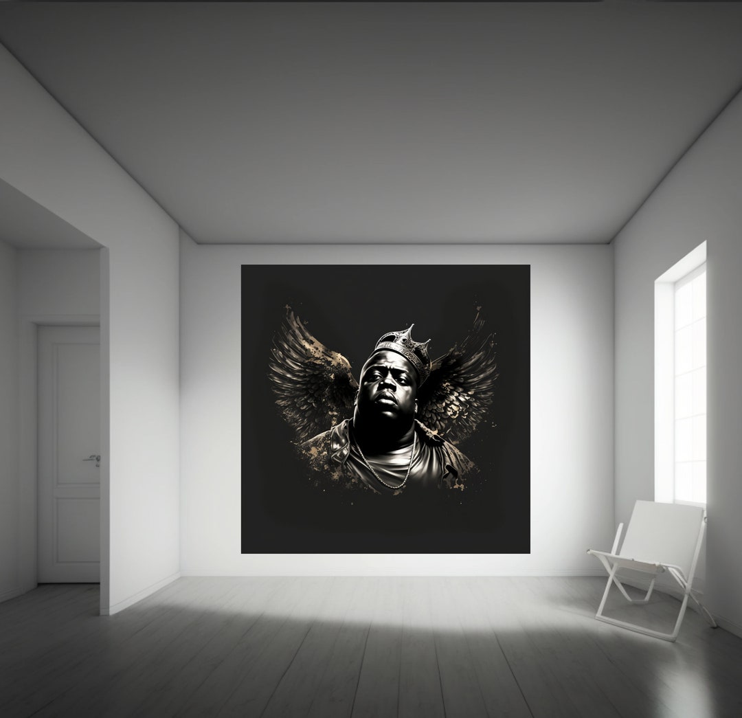 Biggie Smalls Wall Art, Notorious Big, Biggie Smalls, Rap Legend ...