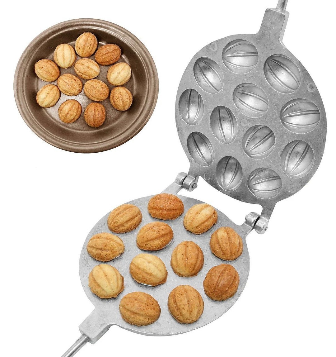 Oreshnitsa Russian Oreshki Walnut Nutlets Oreshnica Cookie Form Mold ...