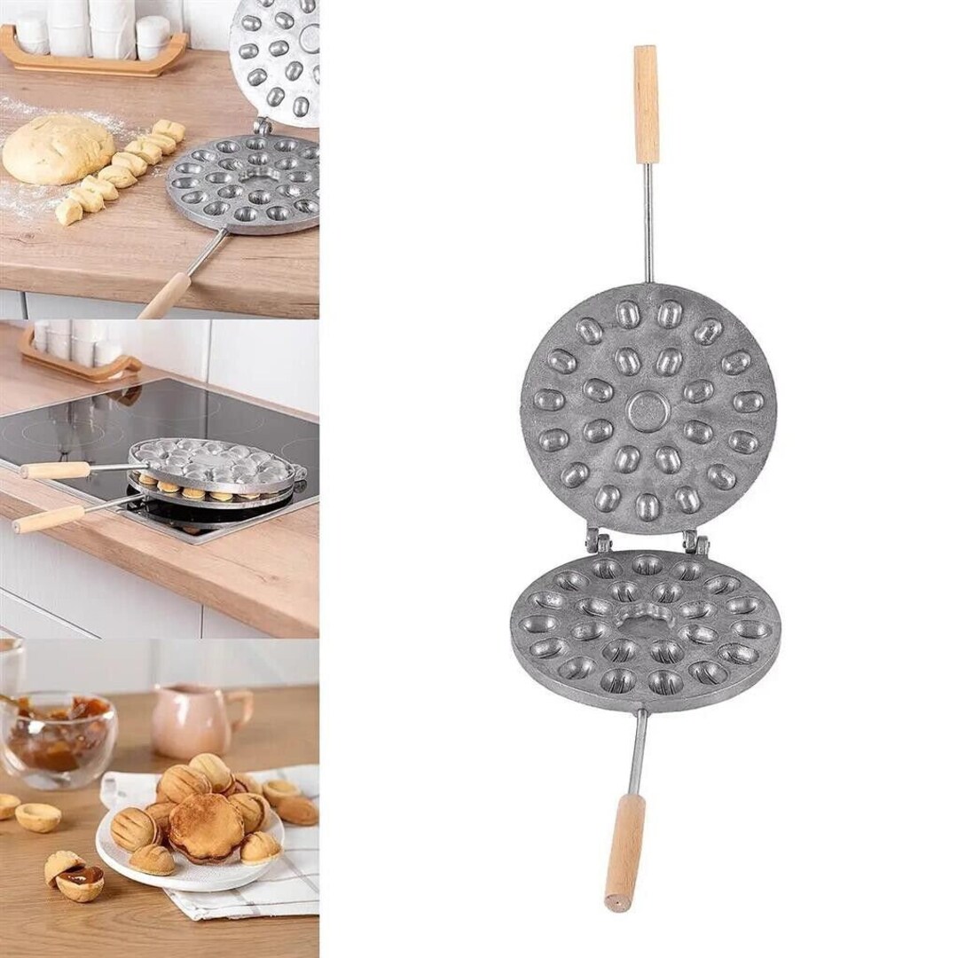 Russian Oreshki Nuts 23 Mold Skillet - USSR Oreshki Mold Oreshki Cookie ...