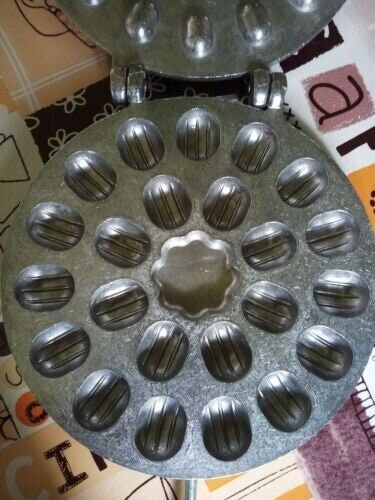 Russian Oreshki Nuts 23 Mold Skillet - USSR Oreshki Mold Oreshki Cookie ...