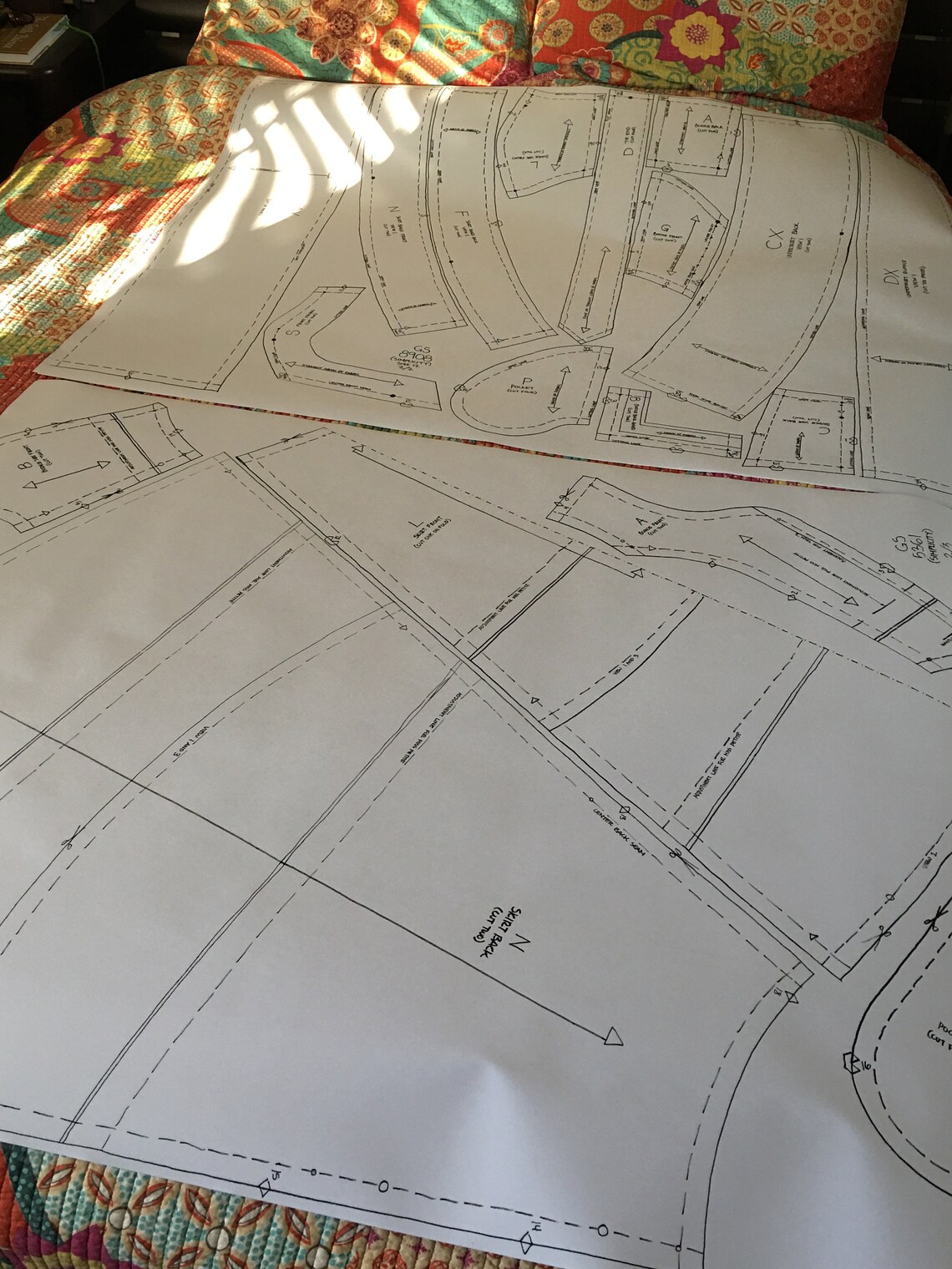 Tracing COPY of Vintage Simplicity 7327 Gunne Sax Style Sewing - Etsy UK