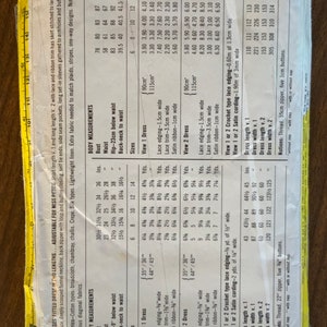 Tracing COPY of Vintage Simplicity 9893 Gunne Sax Sewing Pattern, Size ...