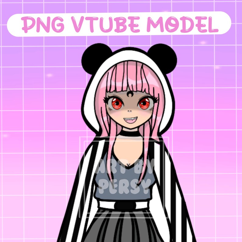 Vtuber Png | Cute Girl PNG Tuber | 6 Expressions | Content Creator ...
