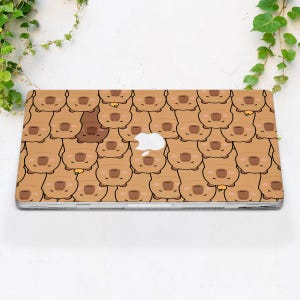 MacBook Case Anime Cute Kawaii Print MacBook Case Blue Clouds Art Case ...