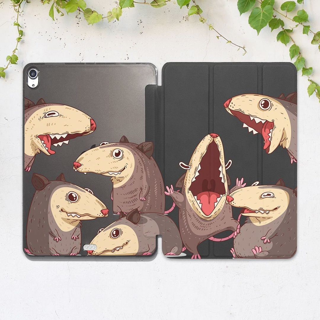 IPad Case Possum Super Funny Print iPad Case Animal iPad Flip Stand ...