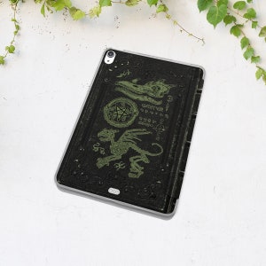 Witches Grimoire iPad Book Print Occult Art Case iPad Black Magic iPad ...