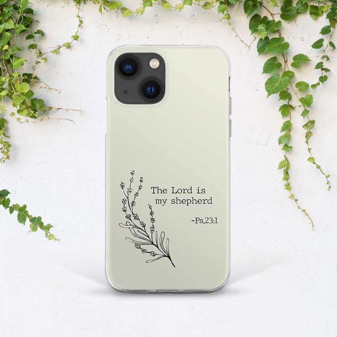 Phone Case Verse Bible Verse Print Bitanical Floral iPhone Case Saying ...