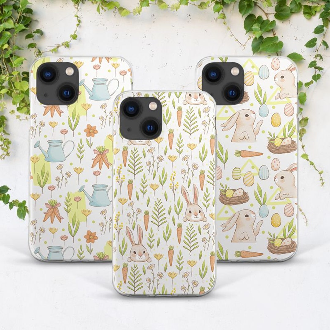 IPhone Case Easter Cute Bunny Case iPhone Case Rabbit Funny Sprint Art ...
