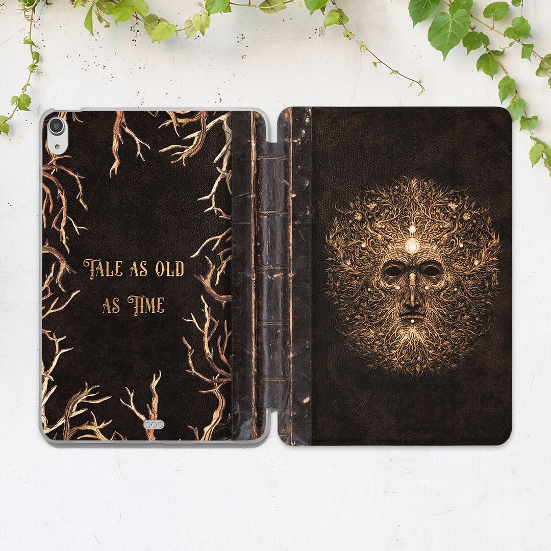 Dark Book Print iPad Case Blak iPad Case Creepy Looks Like Book Fairy ...