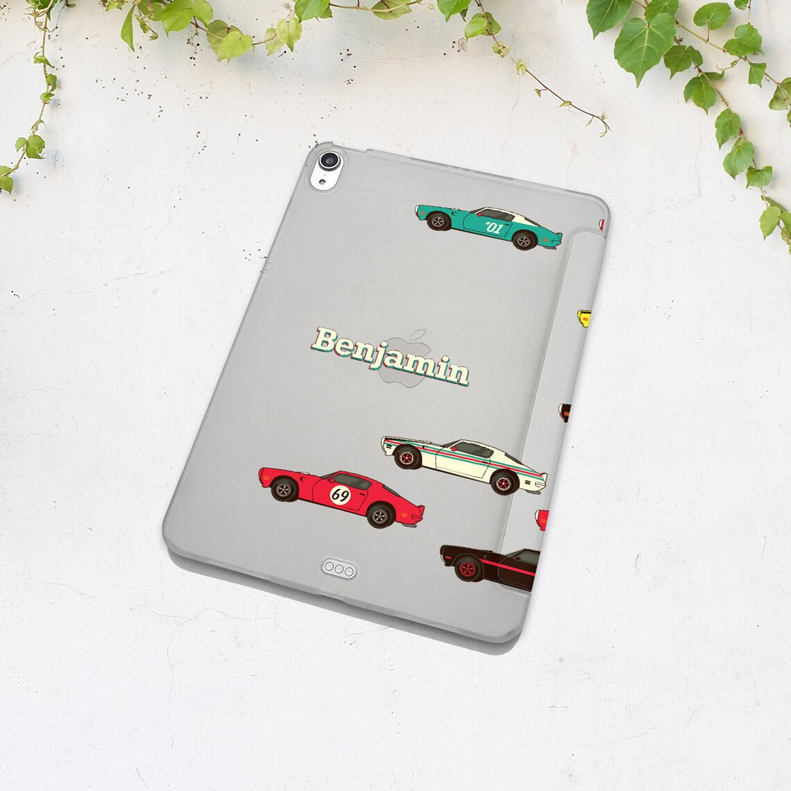IPad Cover Retro Cars iPad Case Boys iPad Case Name Personalized Case ...