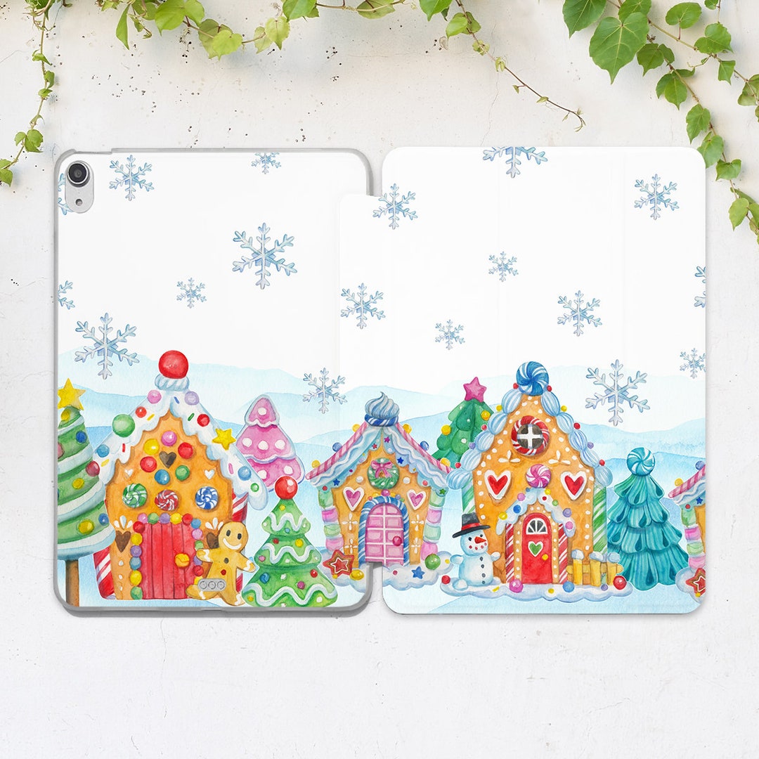 Gingerbread House Print iPad Case Winter Christmas Gift Case iPad Case ...