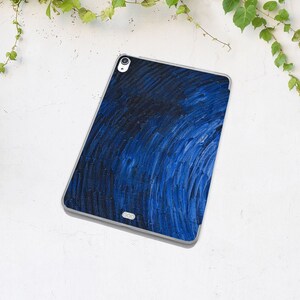IPad Case Moon Minimalist Print Case iPad Case Night Oil Paint Print ...