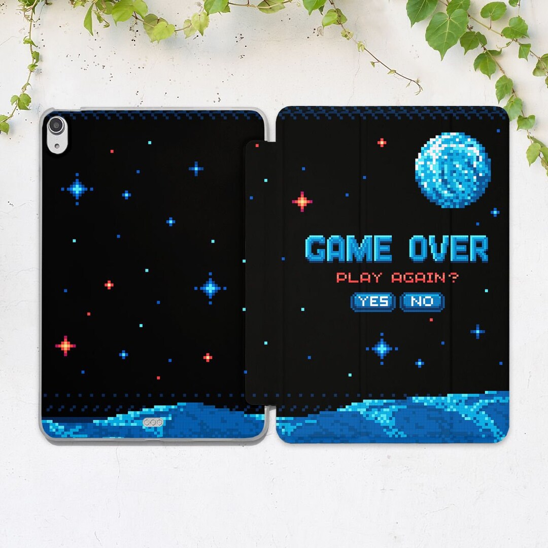 IPad Case Gamer Pixel Art Case iPad Case Man iPad Case Night iPad Case ...