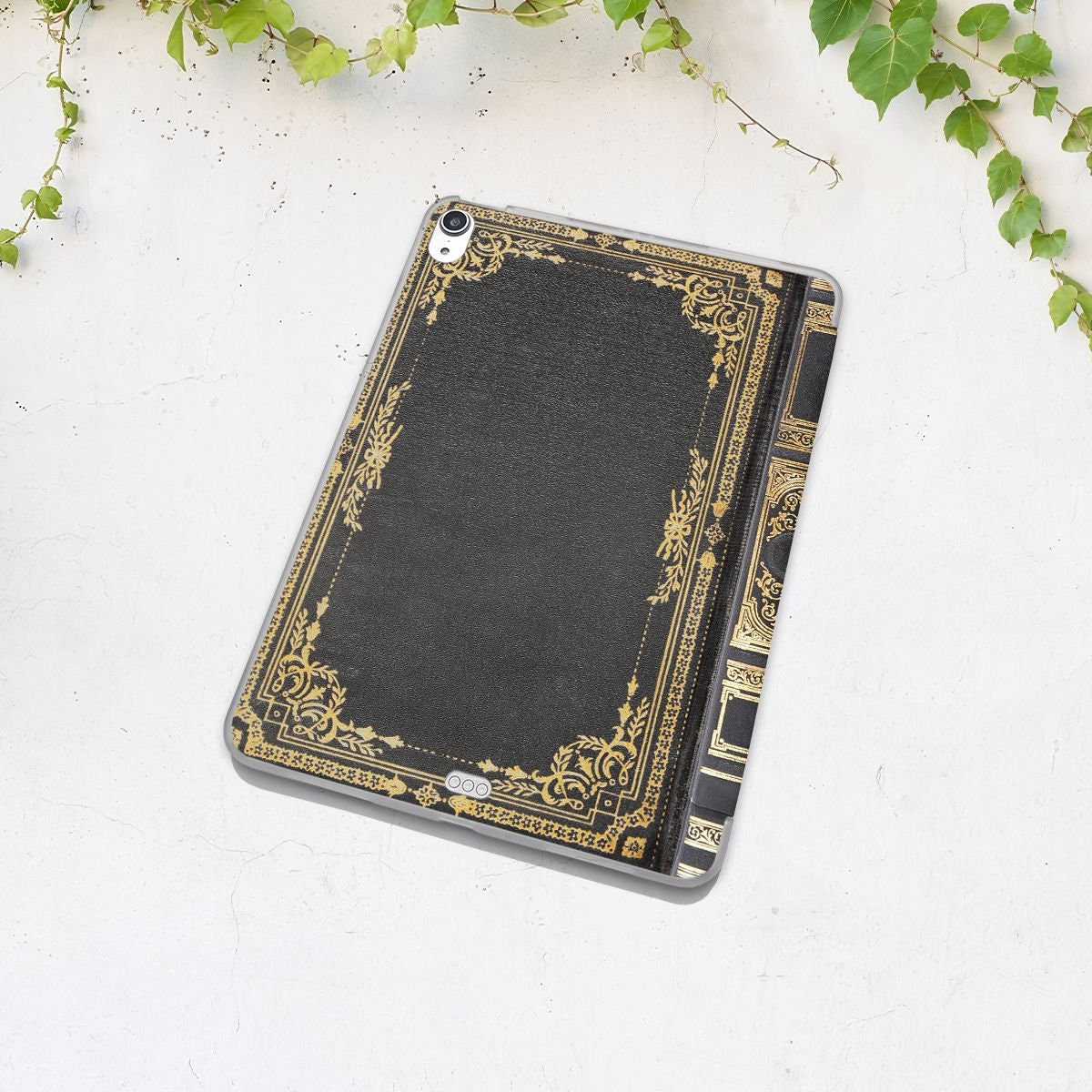 Vintage Book Print iPad Case Men Customized Cover iPad Case Sign ...