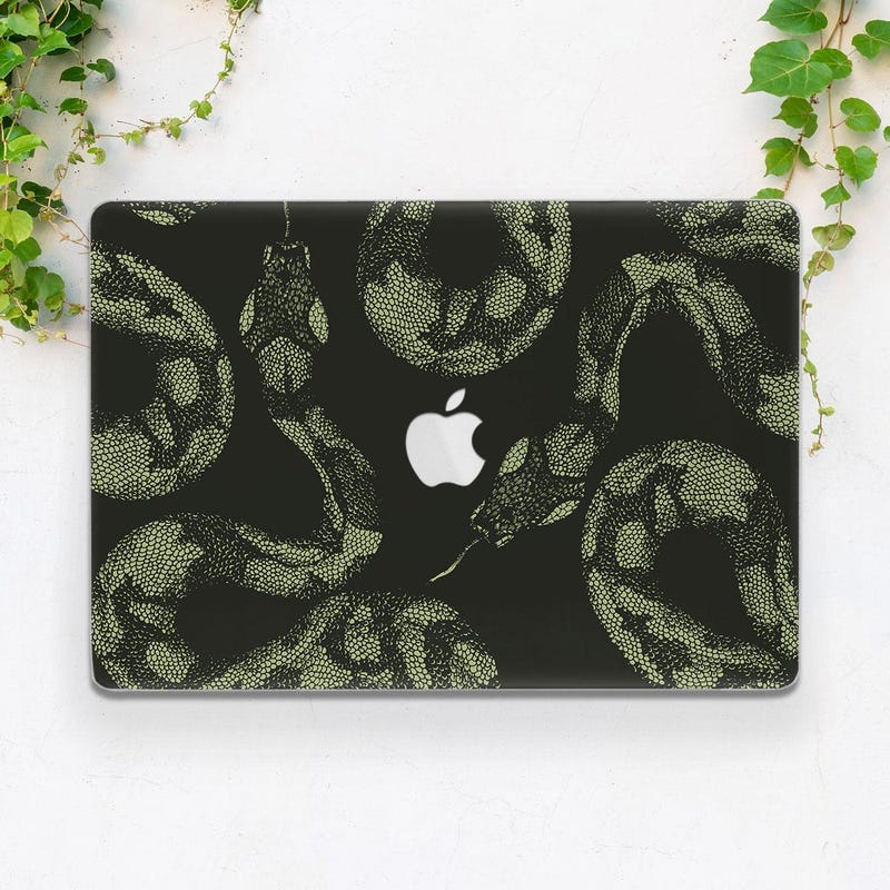 Snake Print Laptop Cover - Etsy