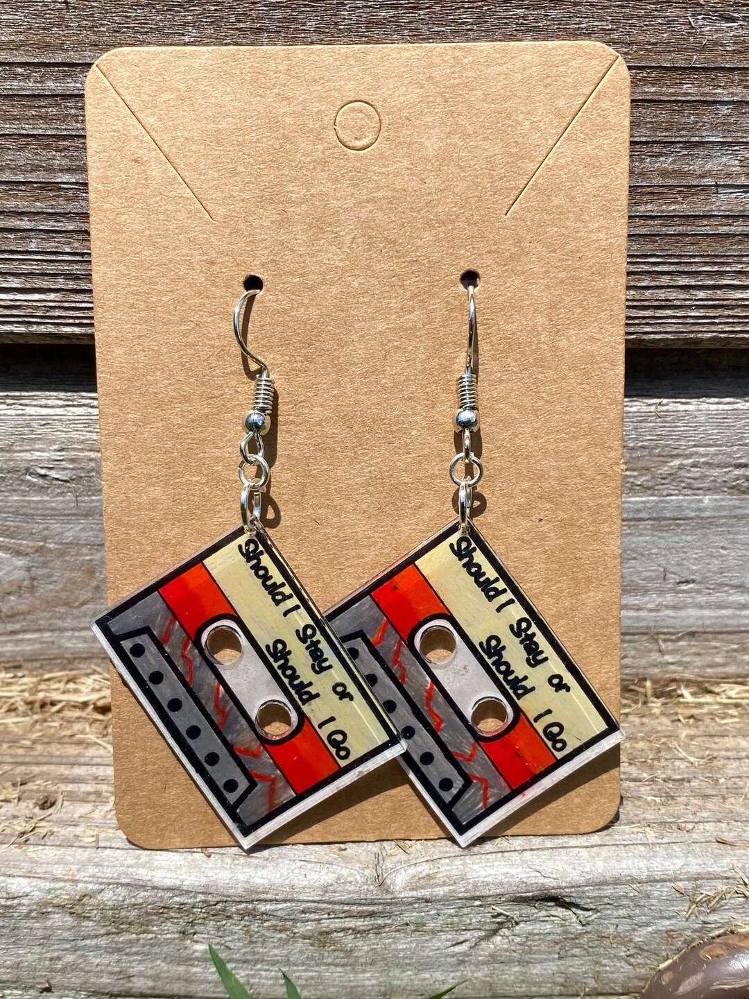 Stranger Things Inspired Cassette Earrings - Etsy