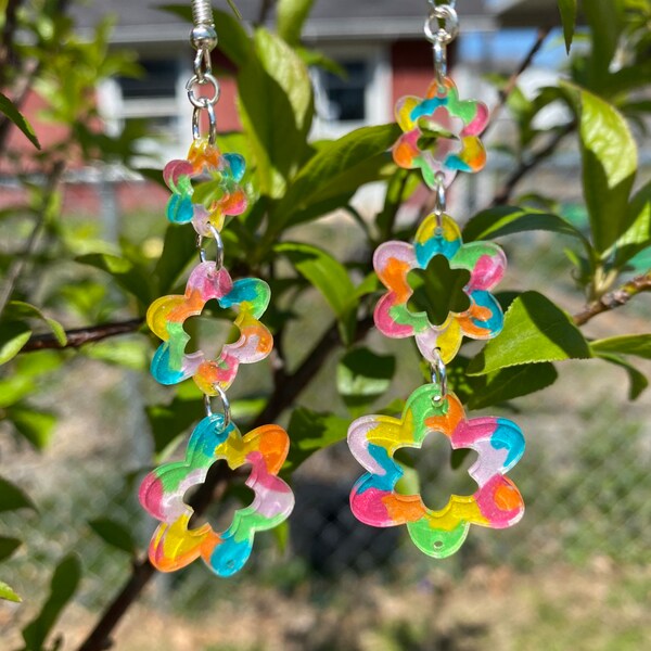 Tie Dye Flowers - Etsy