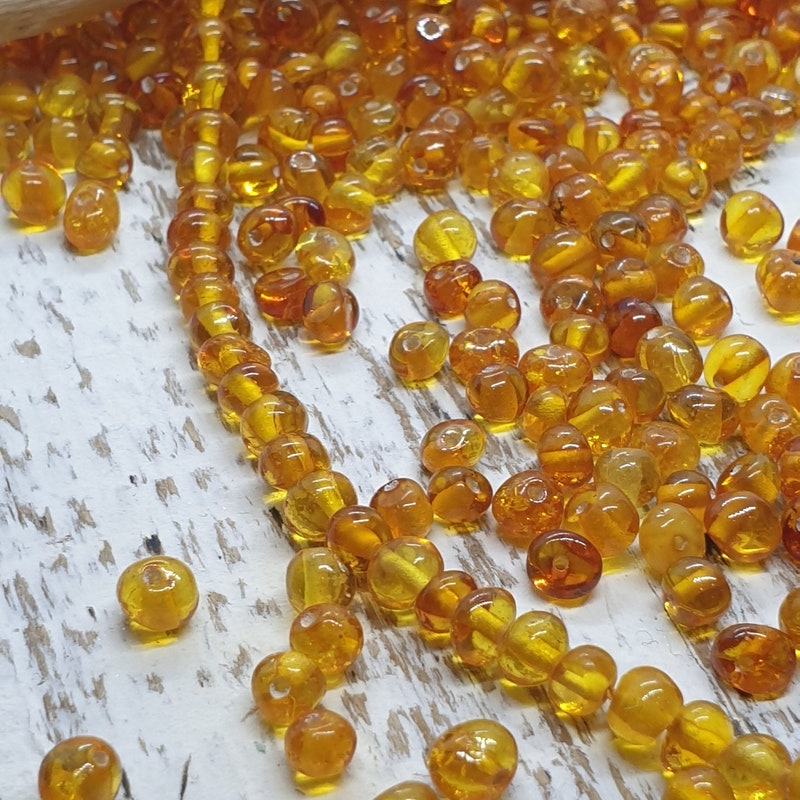Amber Beads - Etsy