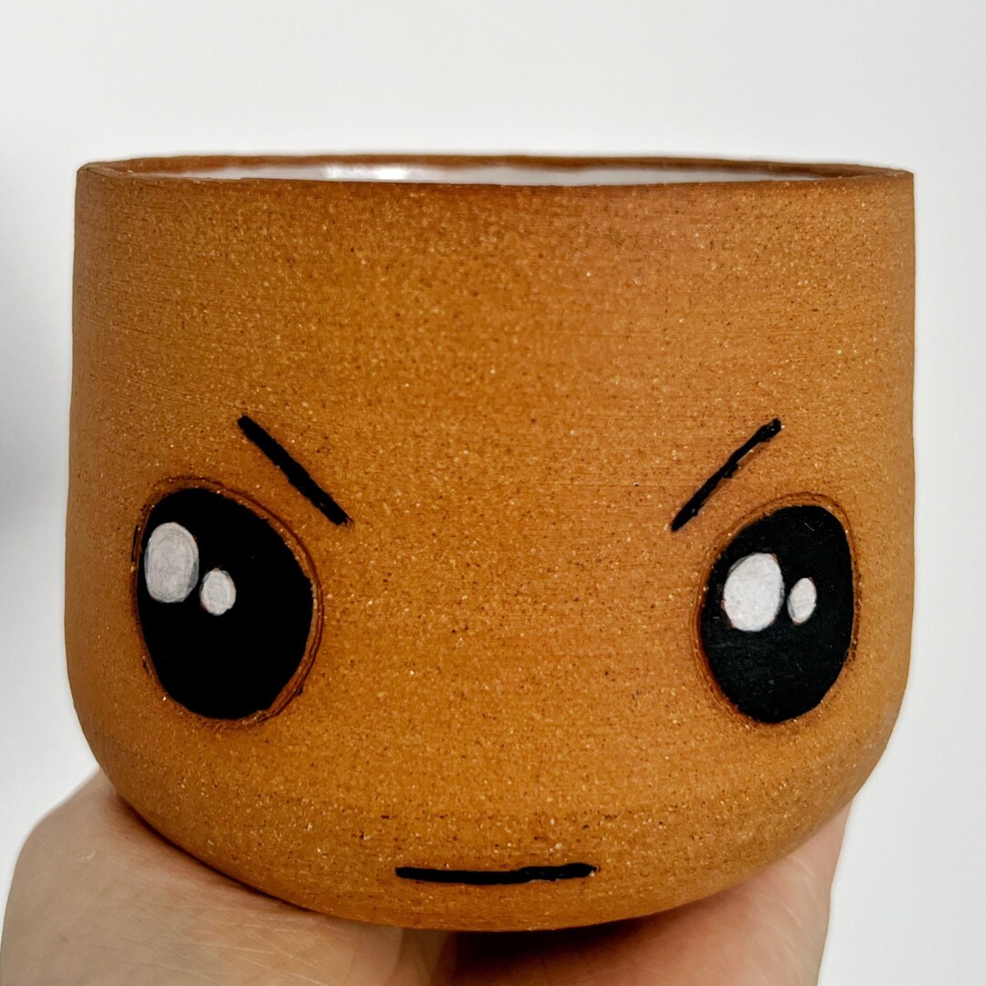 Happy Mad Face Planter A SECONDS With Drainage Hole - Etsy