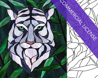 Stained Glass Window Jungle - Etsy