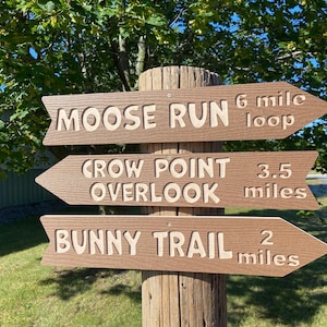 Direction, Mileage, Destination Outdoor Beach Signs - Custom Carved ...