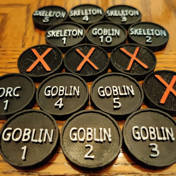 Rpg Monster Tokens - Etsy