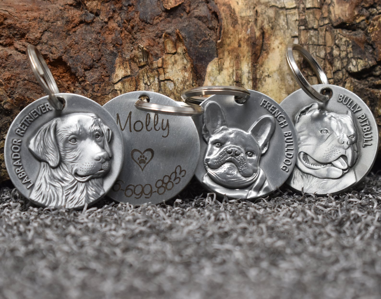 3D Dog Tags Pet Dog Tag Dog ID Tag Personalized Pet Dog ID - Etsy