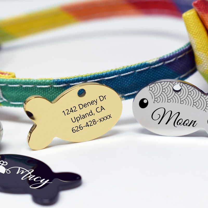 Cat Tags - Etsy