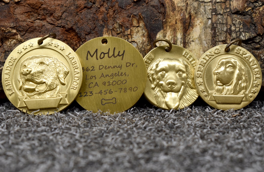3D Dog Tags, Pet Dog Tag, Dog ID Tag, Personalized Pet Dog ID Tag ...