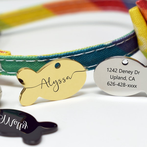 Cat Tags - Etsy