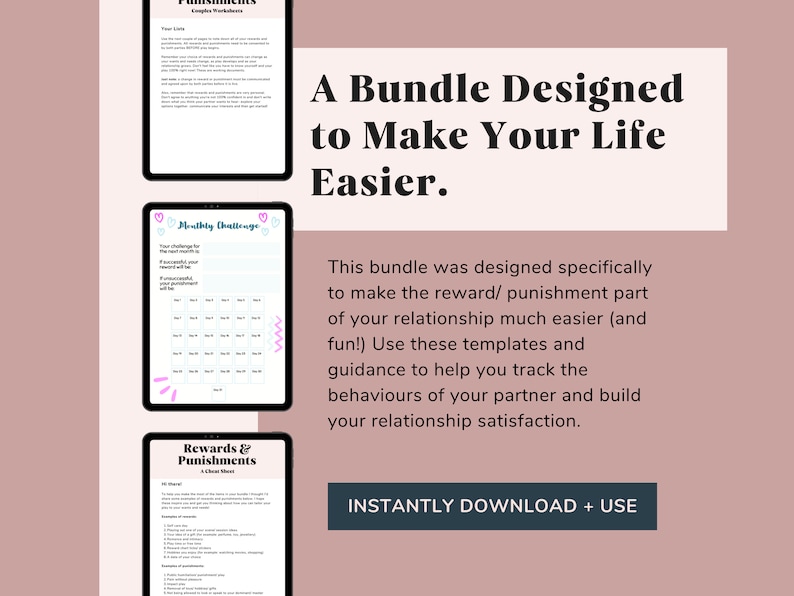 DDLG Reward and Punishment Chart: BDSM Behaviour Tracker, BDSM ...