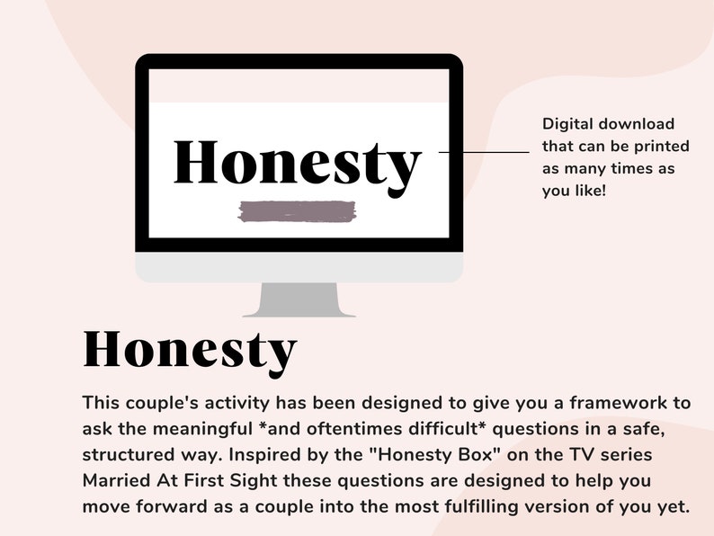 MAFS Inspired Couples Activity: Intimate Relationships, Married at ...