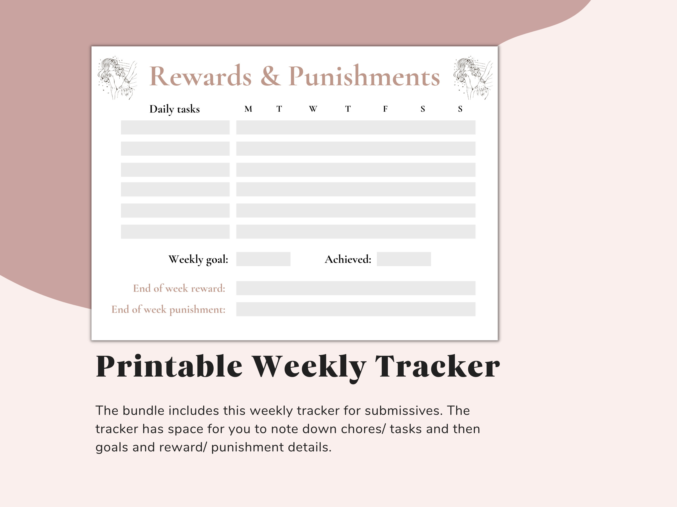 Punishment and Reward Chart BDSM: Chore Chart, BDSM and Fetish, BDSM ...