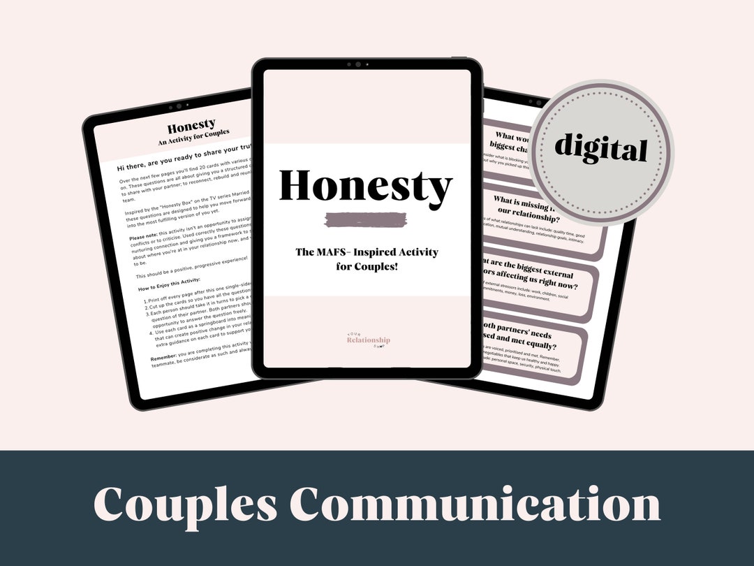 MAFS Inspired Couples Activity: Intimate Relationships, Married at ...