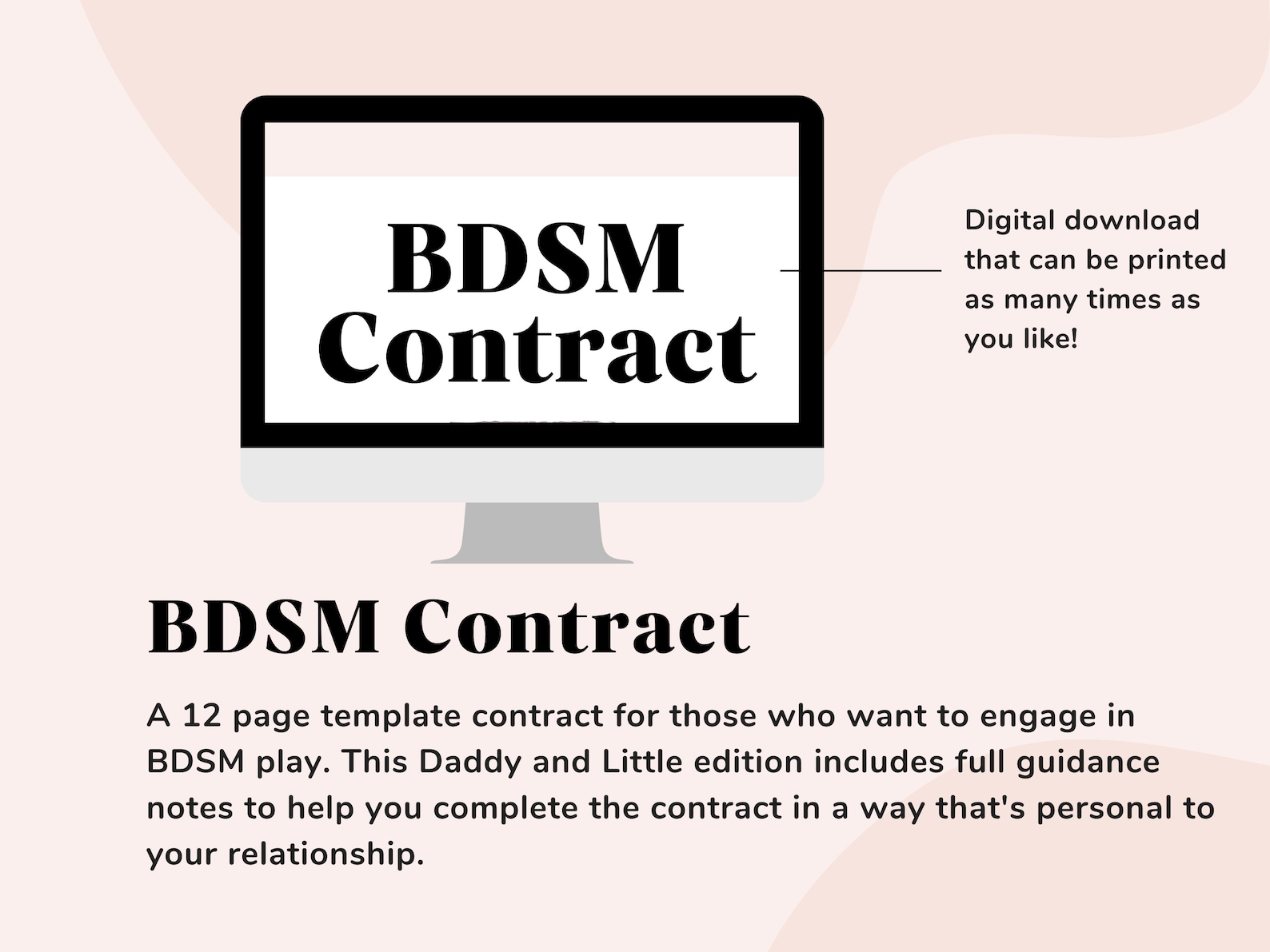 Bdsm Contract For Ddlg Relationships Ddlg Ddlg Contract Chastity Contract Ddlg Age Play