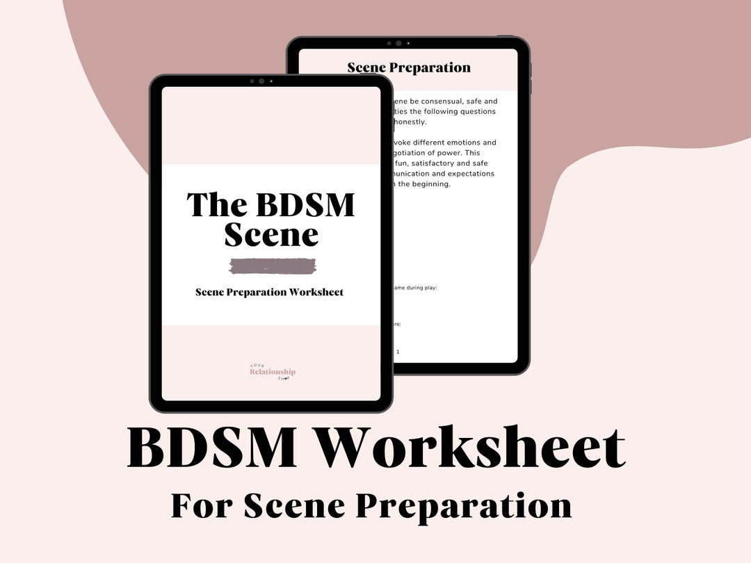 BDSM Scene Negotiation: Kink List, Bdsm Scene Preparation, BDSM Worksheet, Bdsm Training ...