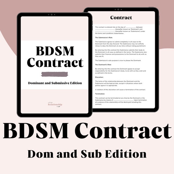 Ddlg Contract - Etsy