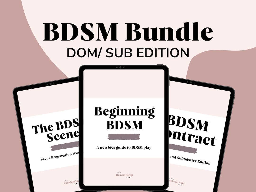Dom/ Sub Bdsm Bundle: BDSM Workbook, BDSM Training, Submissive Training, BDSM and Fetish, Bdsm ...