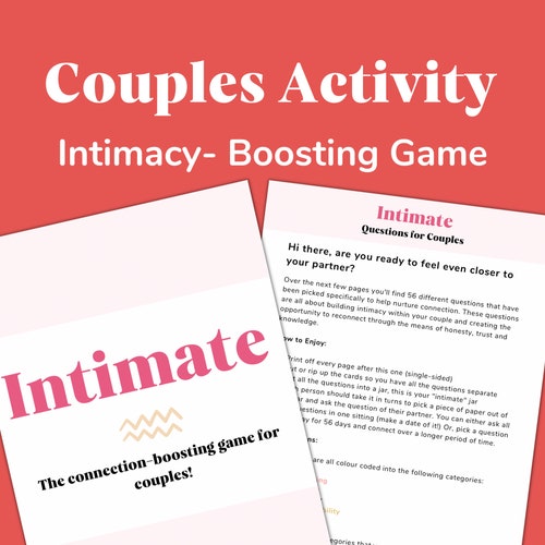 Couples Intimacy Cards: Intimate Relationships Date Night - Etsy