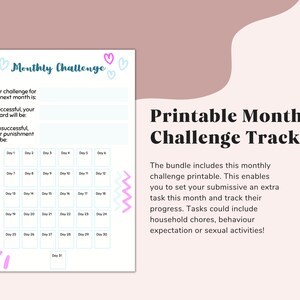 DDLG Reward and Punishment Chart: BDSM Behaviour Tracker, BDSM ...