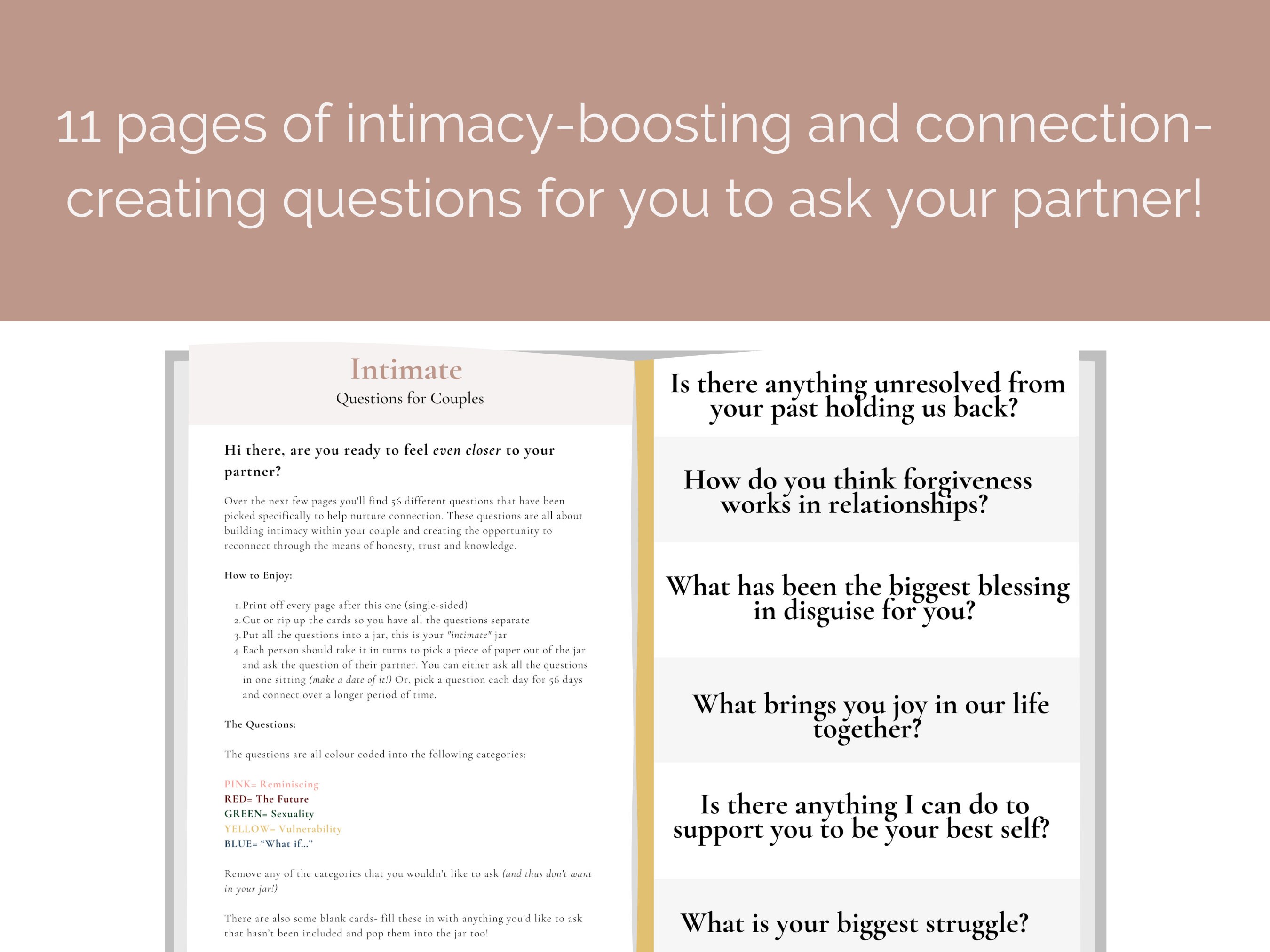 Couples Intimacy Activity: Intimate Relationships Couples | Etsy
