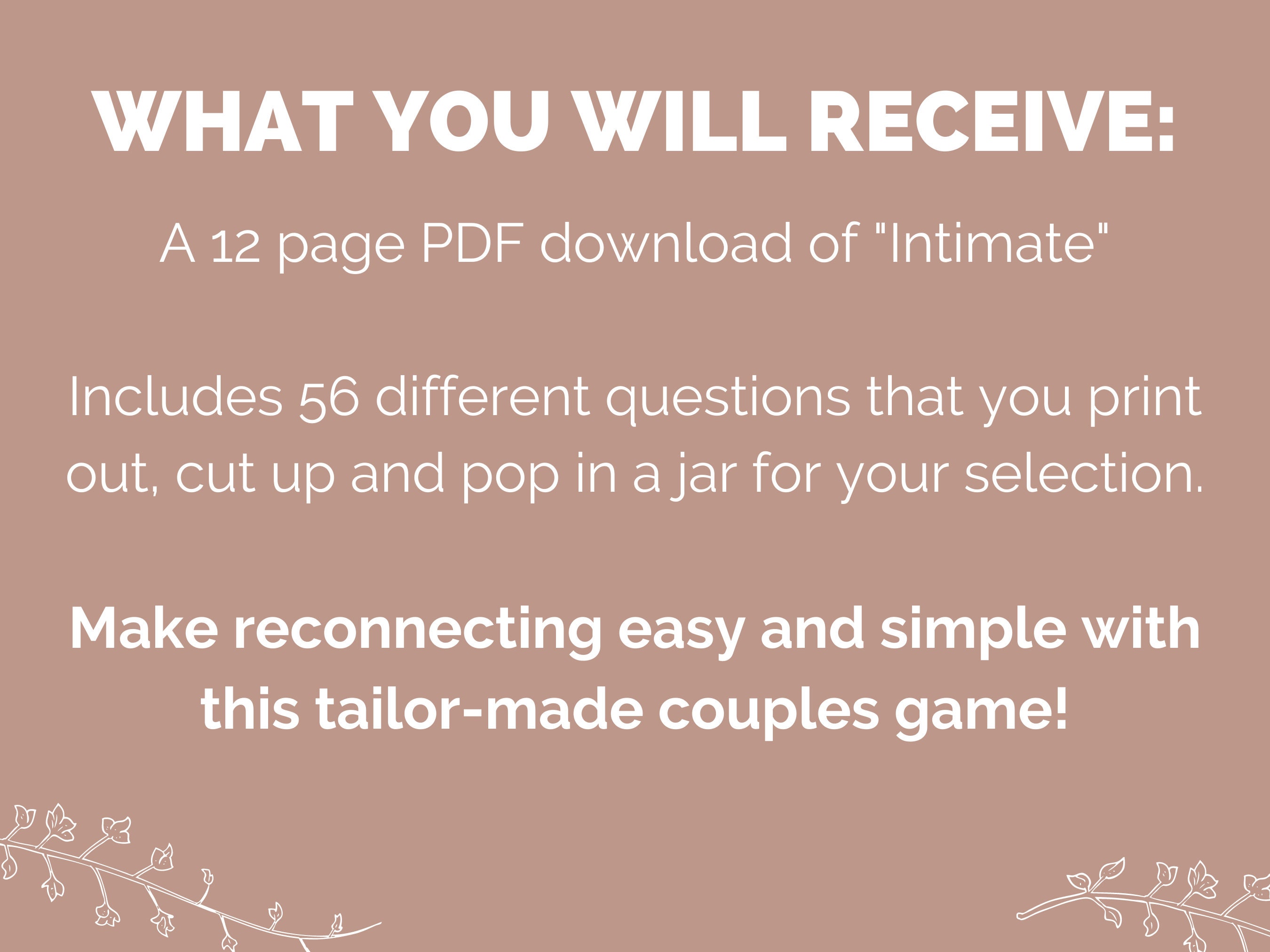 Couples Intimacy Activity Intimate Relationships Couples Etsy