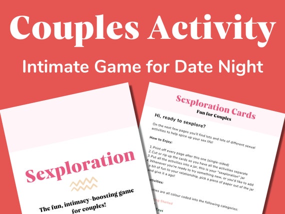 Intimacy Cards: Couples Card Game Printable Sex Game - Etsy