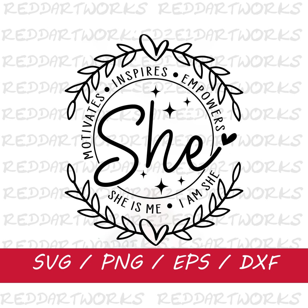 I Am She SVG, She is Me SVG, She is Strong SVG, Girl Boss Svg ...