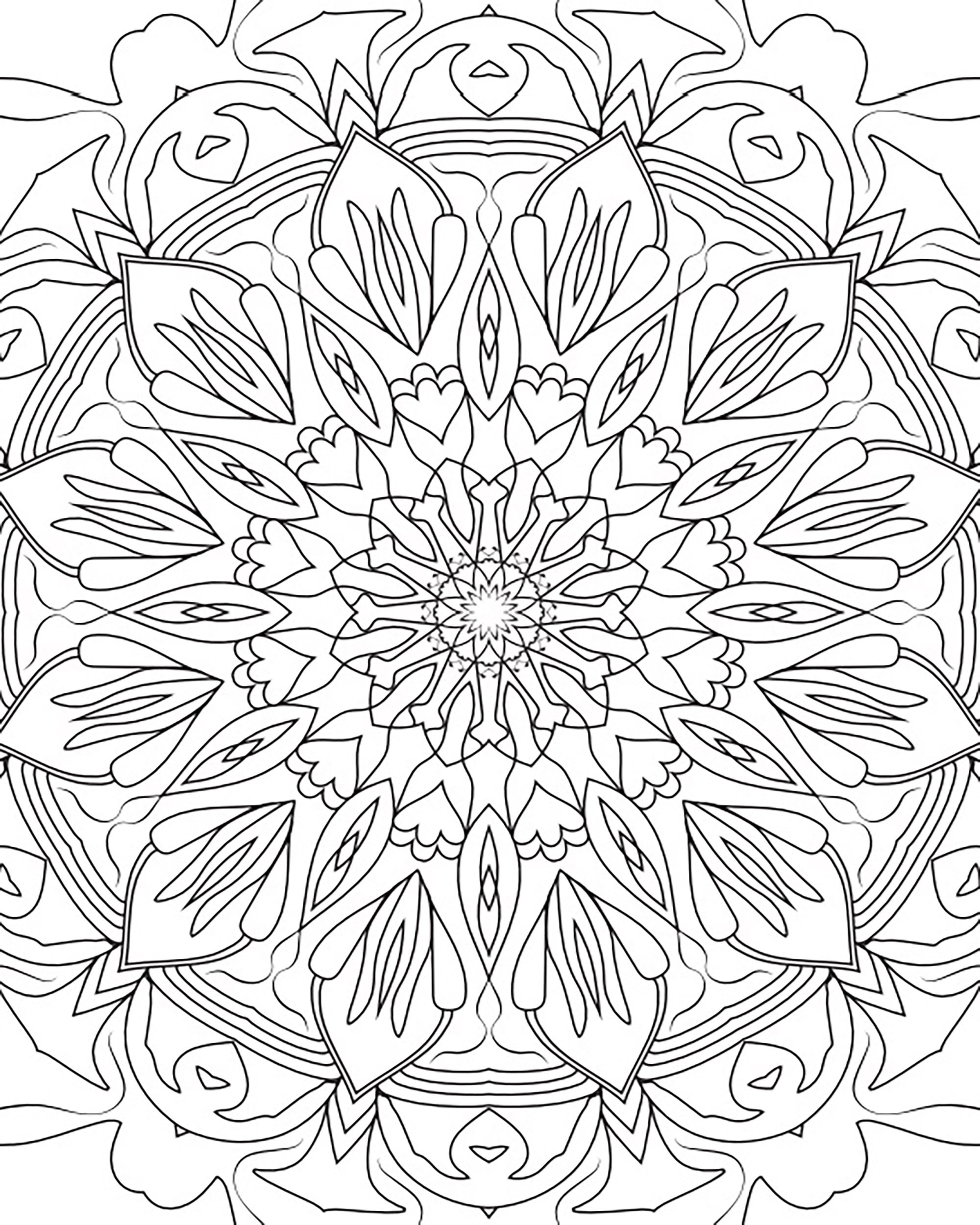 Coloring Pages 200 Coloring Pages Mandala Coloring Pages | Etsy