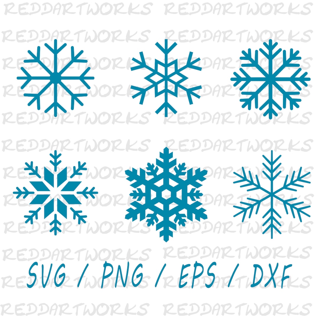 Snowflake SVG Simple Snowflake Cut File Download for Cricut, Silhouette ...
