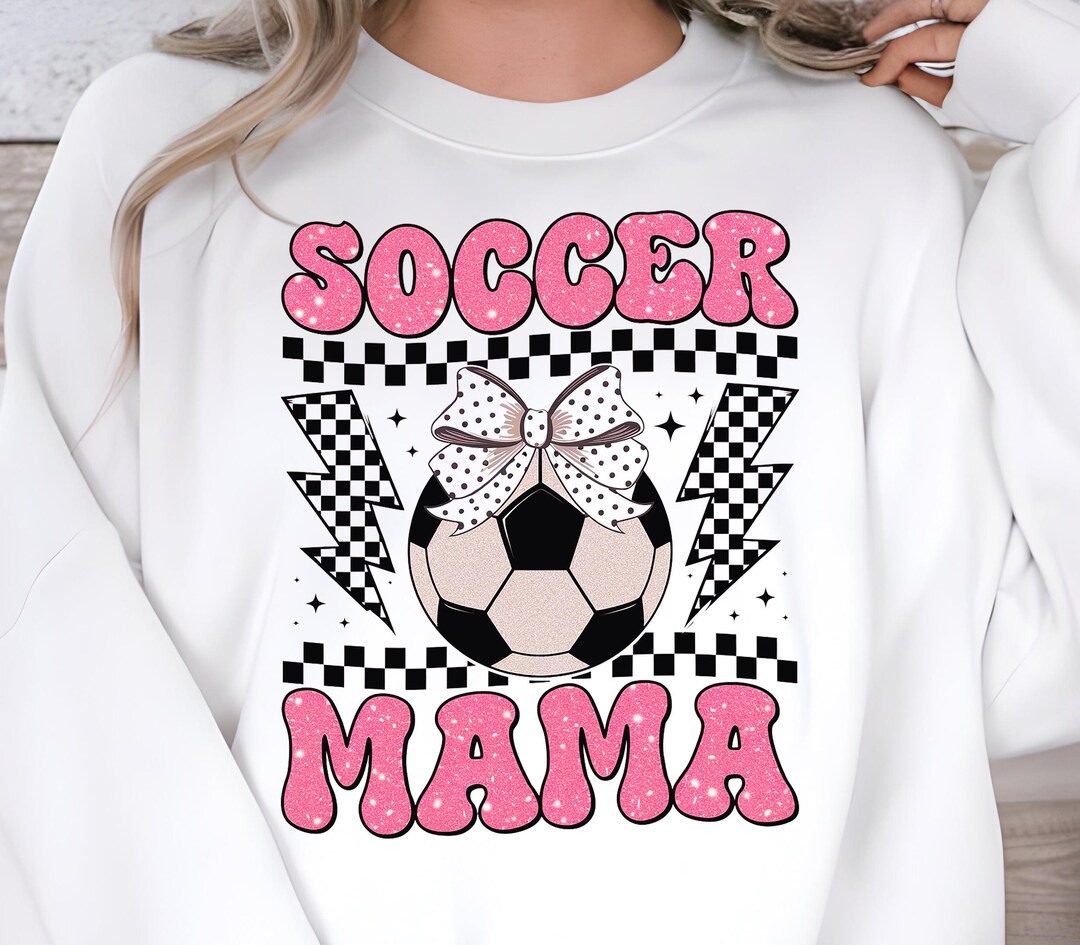 Preppy Soccer Mama PNG, Soccer PNG, Mama Soccer Coquette PNG, Sport Png ...